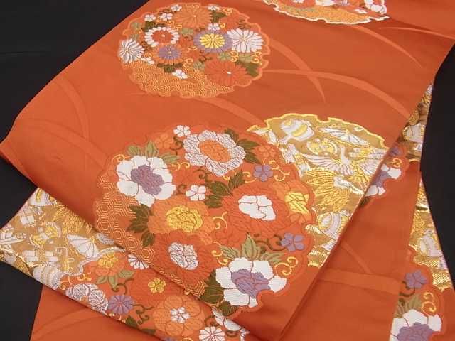 ■■■　サイズ　■■■ 長さ 418cm 幅 31cm程 ■■■　商品詳細　■■■ 【正絹・芯なし】 状態は締めてはおりますが 特に目立ったシミ汚れなどもなく大変良い状態です。 大変上質な逸品になります。 お安く出品致しますので、是非この機...