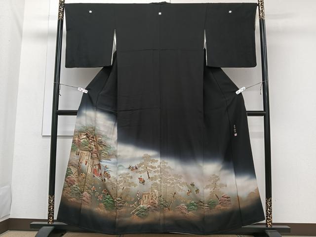 ■■■　サイズ　■■■ 身丈 157.5cm（肩から） 裄丈 65cm 袖丈 47cm　縫込み 5cm 袖幅 34cm 前幅 24.5cm 後幅 29.5cm 着物縫いこみ 内揚げ 8cm 裄 お袖側 約1.5cm　身頃側 約2cm ■■■...