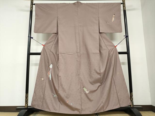 ■■■　サイズ　■■■ 身丈 158cm（肩から） 裄丈 64cm 袖丈 49.5cm　縫込み 5cm 袖幅 33cm 前幅 23.5cm 後幅 29.5cm 着物縫いこみ 内揚げ 7cm 裄 お袖側 約2cm　身頃側 約2cm ■■■　商...