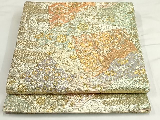■■■　サイズ　■■■ 長さ 444cm 幅 31cm程 ■■■　商品詳細　■■■ 【正絹・芯なし】 詳細に関しましては、画像をご確認ください。 大変上質な逸品になります。 お安く出品致しますので、是非この機会にいかがでしょうか？ ※汚れ等...