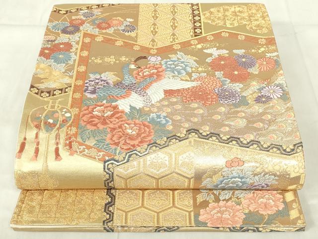 ■■■　サイズ　■■■ 長さ 424cm 幅 31cm程 ■■■　商品詳細　■■■ 【正絹・芯なし】 詳細に関しましては、画像をご確認ください。 大変上質な逸品になります。 お安く出品致しますので、是非この機会にいかがでしょうか？ ■■■　...