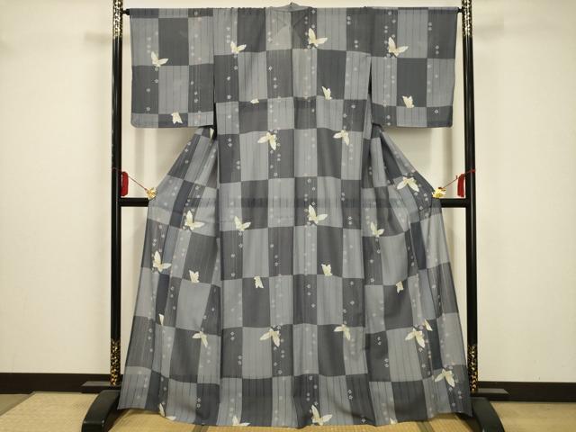 ■■■　サイズ　■■■ 身丈 163cm（肩から） 裄丈 67cm 袖丈 48cm　縫込み 2.5cm 袖幅 34cm 前幅 26.5cm 後幅 30.5cm 着物縫いこみ 内揚げ 0cm 裄 お袖側 約1cm　身頃側 約0cm ■■■　商...