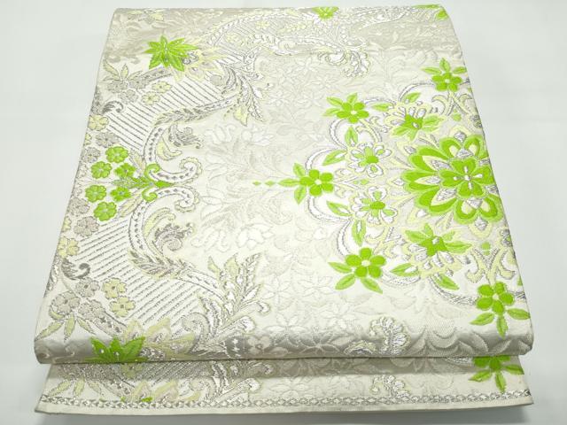 ■■■　サイズ　■■■ 長さ 420cm 幅 30.5cm程 ■■■　商品詳細　■■■ 【正絹・芯なし】 詳細に関しましては、画像をご確認ください。 大変上質な逸品になります。 お安く出品致しますので、是非この機会にいかがでしょうか？ ■■...