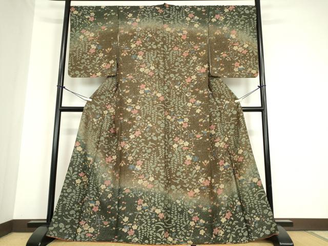 ■■■　サイズ　■■■ 身丈 165cm（肩から） 裄丈 70cm 袖丈 56cm　縫込み 2cm 袖幅 35.5cm 前幅 25cm 後幅 31cm 着物縫いこみ 内揚げ 2cm 裄 お袖側 約1.5cm　身頃側 約2.5cm ■■■　商...