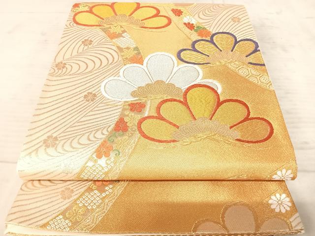 ■■■　サイズ　■■■ 長さ 430cm 幅 30cm程 ■■■　商品詳細　■■■ 【正絹・芯なし】 詳細に関しましては、画像をご確認ください。 大変上質な逸品になります。 お安く出品致しますので、是非この機会にいかがでしょうか？ ■■■　...