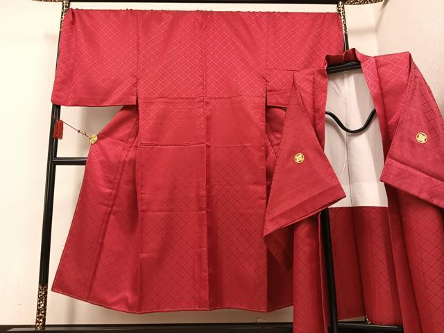 ■■■　サイズ　■■■ 【着物】 身丈 143cm（肩から） 裄丈 74cm 袖丈 52cm　縫込み 1cm 袖幅 39.5cm 前幅 27cm 後幅 30.5cm 着物縫いこみ 内揚げ 0cm 裄 お袖側 約1cm　身頃側 約0cm 【羽...