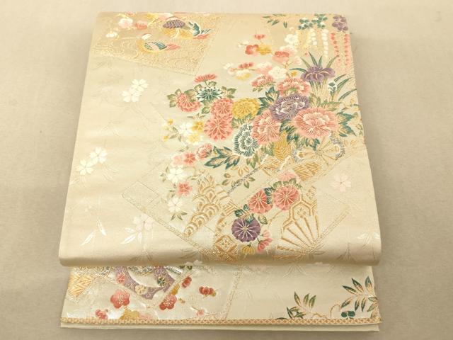 ■■■　サイズ　■■■ 長さ 428cm 幅 30.5cm程 ■■■　商品詳細　■■■ 【正絹・関西仕立て】 詳細に関しましては、画像をご確認ください。 大変上質な逸品になります。 お安く出品致しますので、是非この機会にいかがでしょうか？ ...