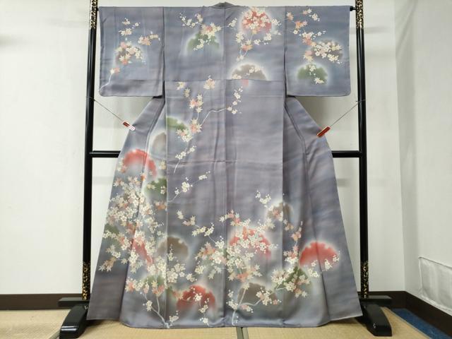 ■■■　サイズ　■■■ 身丈 168cm（肩から） 裄丈 66.5cm 袖丈 49cm　縫込み 6cm 袖幅 34cm 前幅 24cm 後幅 30cm 着物縫いこみ 内揚げ 4cm 裄 お袖側 約3cm　身頃側 約3cm ■■■　商品詳細　...