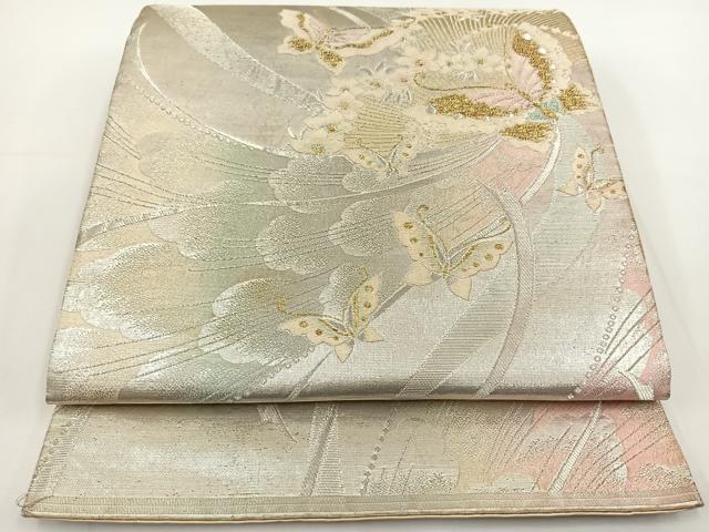 ■■■　サイズ　■■■ 長さ 442cm 幅 30.5cm程 ■■■　商品詳細　■■■ 【正絹・芯なし】 詳細に関しましては、画像をご確認ください。 大変上質な逸品になります。 お安く出品致しますので、是非この機会にいかがでしょうか？ ※手...