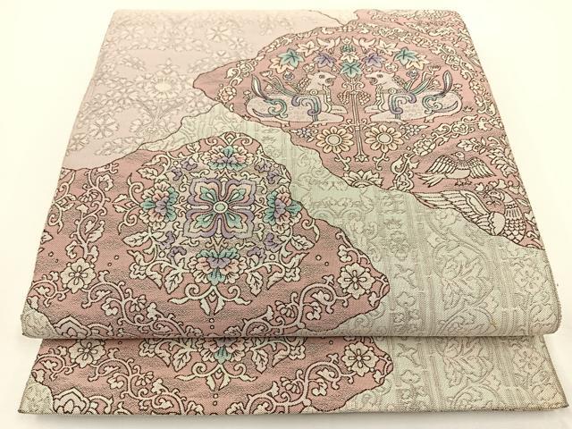 ■■■　サイズ　■■■ 長さ 436cm 幅 30.5cm程 ■■■　商品詳細　■■■ 【正絹・芯なし】 詳細に関しましては、画像をご確認ください。 大変上質な逸品になります。 お安く出品致しますので、是非この機会にいかがでしょうか？ ■■...