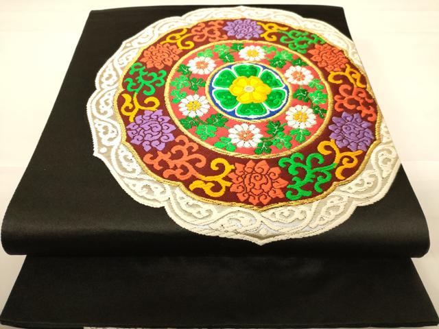 ■■■　サイズ　■■■ 長さ 442cm 幅 30cm程 ■■■　商品詳細　■■■ 【正絹・芯なし】 詳細に関しましては、画像をご確認ください。 大変上質な逸品になります。 お安く出品致しますので、是非この機会にいかがでしょうか？ ■■■　...