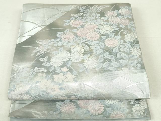 ■■■　サイズ　■■■ 長さ 428cm 幅 31cm程 ■■■　商品詳細　■■■ 【正絹・芯なし】 詳細に関しましては、画像をご確認ください。 大変上質な逸品になります。 お安く出品致しますので、是非この機会にいかがでしょうか？ ■■■　...