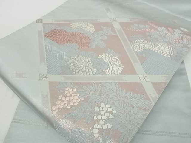 ■■■　サイズ　■■■ 長さ 436cm 幅 31cm程 ■■■　商品詳細　■■■ 【正絹】 状態は接写画像のように 太鼓下部・前柄・手先に薄い汚れがございますが その他特に目立ったシミ汚れなどもなく大変良い状態です。 大変上質な逸品になり...