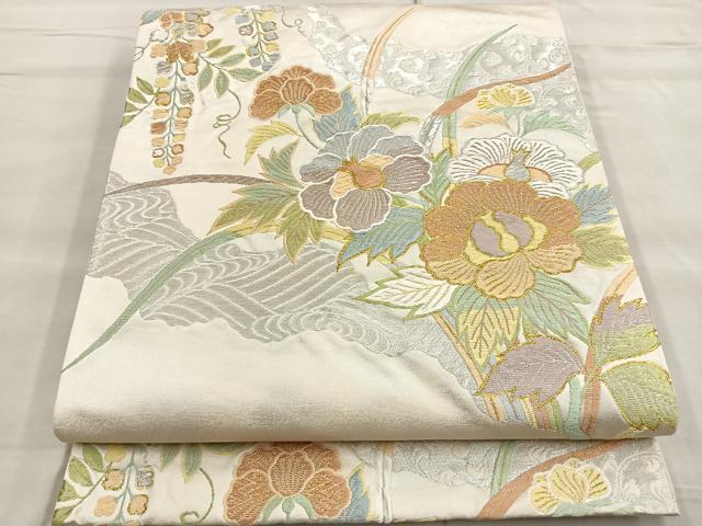 ■■■　サイズ　■■■ 長さ 424cm 幅 30.5cm程 ■■■　商品詳細　■■■ 【正絹・未仕立て】 詳細に関しましては、画像をご確認ください。 大変上質な逸品になります。 お安く出品致しますので、是非この機会にいかがでしょうか？ ■...