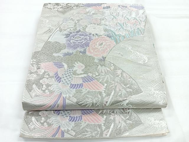 ■■■　サイズ　■■■ 長さ 430cm 幅 30.5cm程 ■■■　商品詳細　■■■ 【正絹・芯なし】 詳細に関しましては、画像をご確認ください。 大変上質な逸品になります。 お安く出品致しますので、是非この機会にいかがでしょうか？ ■■...