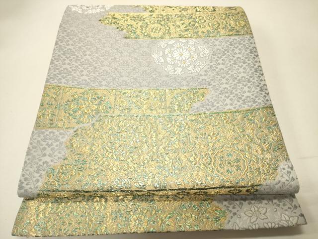 ■■■　サイズ　■■■ 長さ 440cm 幅 31cm程 ■■■　商品詳細　■■■ 【正絹】 状態は接写画像のように 裏地に薄い汚れがございますが その他特に目立ったシミ汚れなどもなく大変良い状態です。 着用時には見えない部分になるかと思い...