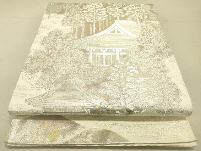 ■■■　サイズ　■■■ 長さ 420cm 幅 30.5cm程 ■■■　商品詳細　■■■ 【正絹・芯なし】 詳細に関しましては、画像をご確認ください。 大変上質な逸品になります。 お安く出品致しますので、是非この機会にいかがでしょうか？※汚れ...