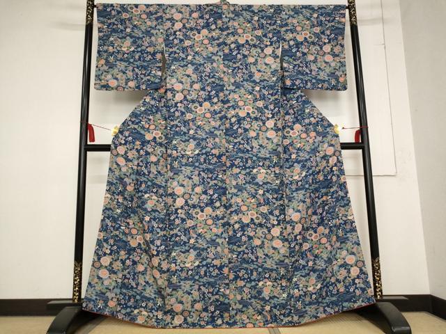 ■■■　サイズ　■■■ 身丈 162cm（肩から） 裄丈 65cm 袖丈 49cm　縫込み 6cm 袖幅 34cm 前幅 24cm 後幅 29.5cm 着物縫いこみ 内揚げ 4.5cm 裄 お袖側 約7cm　身頃側 約2cm ■■■　商品詳...