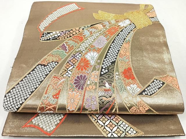 ■■■　サイズ　■■■ 長さ 440cm 幅 30.5cm程 ■■■　商品詳細　■■■ 【正絹・芯なし】 詳細に関しましては、画像をご確認ください。 大変上質な逸品になります。 お安く出品致しますので、是非この機会にいかがでしょうか？ ※汚...