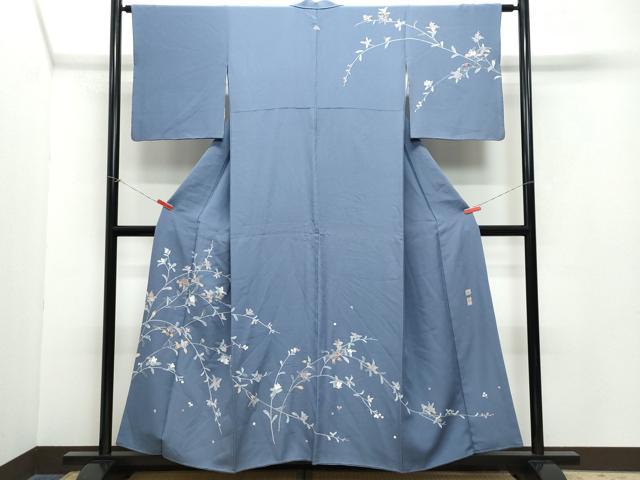 ■■■　サイズ　■■■ 身丈 155.5cm（肩から） 裄丈 63cm 袖丈 47cm　縫込み 8cm 袖幅 32.5cm 前幅 25.5cm 後幅 29.5cm 着物縫いこみ 内揚げ 7cm 裄 お袖側 約1cm　身頃側 約3.5cm ■...