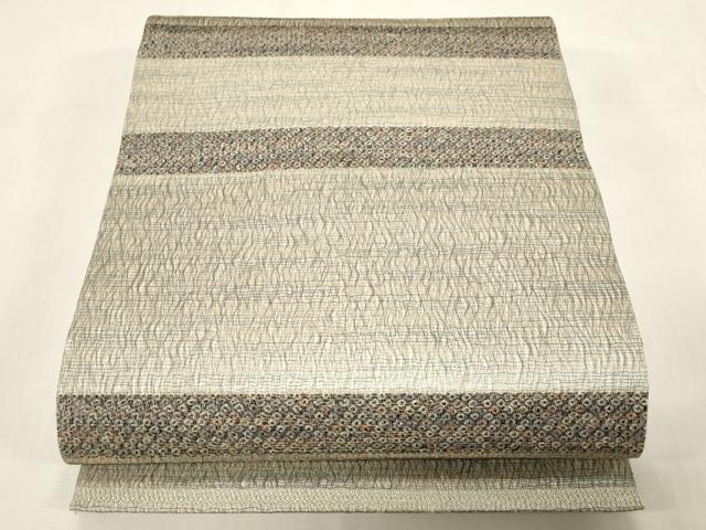 ■■■　サイズ　■■■ 長さ 432cm 幅 31cm程 ■■■　商品詳細　■■■ 【正絹】 状態は締めてはおりますが 特に目立ったシミ汚れなどもなく大変良い状態です。 江戸時代の初め、 徳川家康が江戸に幕府を開いてまだ間もない頃のことです...
