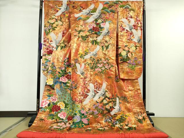 ■■■　サイズ　■■■ 身丈 200cm（肩から） 裄丈 68cm 袖丈 106.5cm 袖幅 35cm 前幅 26cm 後幅 31cm 着物縫いこみ 内揚げ 0cm 裄 お袖側 約 0cm　身頃側 約 0cm ■■■　商品詳細　■■■ 【...