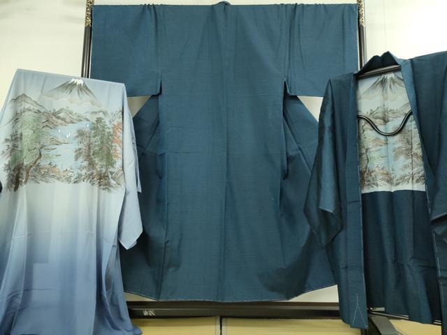 ■■■　サイズ　■■■ 【着物】 身丈 147.5cm（肩から） 裄丈 73cm 袖丈 49cm 袖幅 37cm 前幅 26.5cm 後幅 30.5cm 着物縫いこみ 内揚げ 6.5cm 裄 お袖側 約 1cm　身頃側 約 1cm 【羽織】...