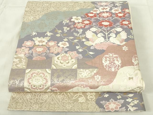 ■■■　サイズ　■■■ 長さ 424cm 幅 30.5cm程 ■■■　商品詳細　■■■ 【正絹】 詳細に関しましては、画像をご確認ください。 大変上質な逸品になります。 お安く出品致しますので、是非この機会にいかがでしょうか？ ※汚れ等に関...