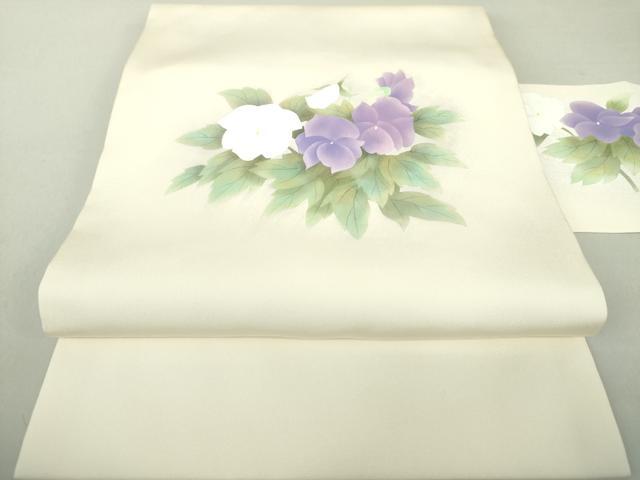 ■■■　サイズ　■■■ 長さ 364.5cm 幅 30cm程 ■■■　商品詳細　■■■ 【正絹】 状態は1.2回程しか締めておらず 特に目立ったシミ汚れなどもなく大変良い状態です。 大変上質な逸品になります。 お安く出品致しますので、是非こ...