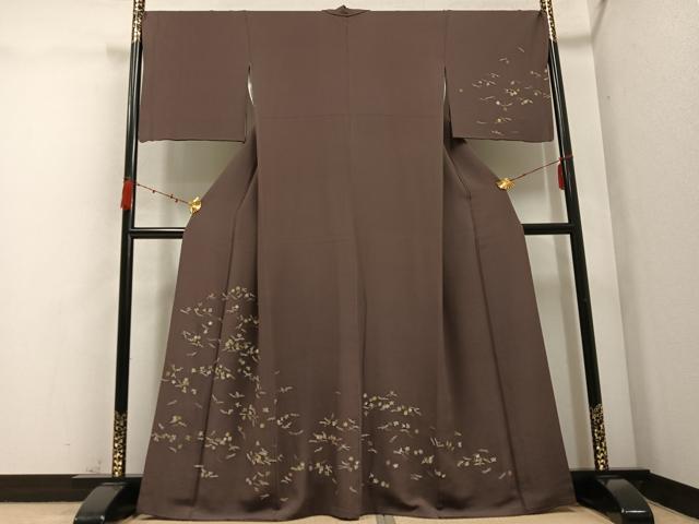 ■■■　サイズ　■■■ 身丈 161.5cm（肩から） 裄丈 69.5cm 袖丈 47cm　縫込み 5cm 袖幅 34.5cm 前幅 24.5cm 後幅 29cm 着物縫いこみ 内揚げ 4cm 裄 お袖側 約0cm　身頃側 約0cm ■■■...