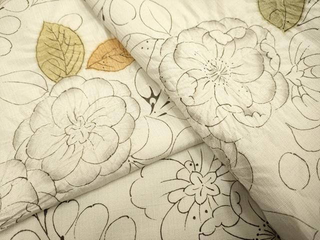 ■■■　サイズ　■■■ 身丈 147.5cm（肩から） 裄丈 62cm 袖丈 48cm　縫込み 6.5cm 袖幅 31.5cm 前幅 23cm 後幅 28.5cm 着物縫いこみ 内揚げ 8cm 裄 お袖側 約3.5cm　身頃側 約3.5cm...