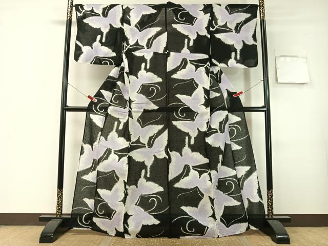 ■■■　サイズ　■■■ 身丈 165cm（肩から） 裄丈 66cm 袖丈 48cm　縫込み 0cm 袖幅 33.5cm 前幅 24cm 後幅 30cm 着物縫いこみ 内揚げ 0cm 裄 お袖側 約2cm　身頃側 約0cm ■■■　商品詳細　...