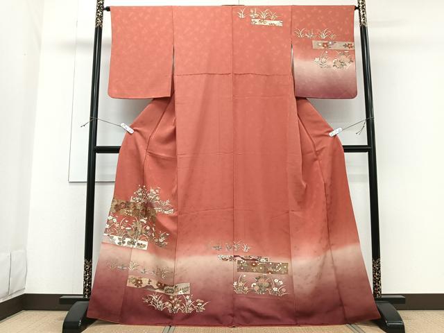 ■■■　サイズ　■■■ 身丈 167.5cm（肩から） 裄丈 64.5cm 袖丈 52cm　縫込み 4.5cm 袖幅 32.5cm 前幅 24cm 後幅 30.5cm 着物縫いこみ 内揚げ 1cm 裄 お袖側 約3cm　身頃側 約2.5cm...