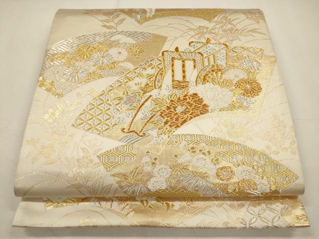 ■■■　サイズ　■■■ 長さ 430cm 幅 30.5cm程 ■■■　商品詳細　■■■ 【正絹】 詳細に関しましては、画像をご確認ください。 大変上質な逸品になります。 お安く出品致しますので、是非この機会にいかがでしょうか？ ※汚れ等に関...