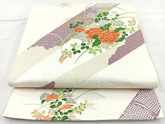 ■■■　サイズ　■■■ 長さ 428cm 幅 31cm程 ■■■　商品詳細　■■■ 【正絹】 詳細に関しましては、画像をご確認ください。 大変上質な逸品になります。 お安く出品致しますので、是非この機会にいかがでしょうか？ ■■■　注意事項...