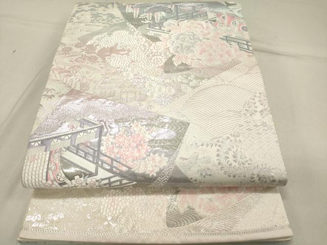 ■■■　サイズ　■■■ 長さ 430cm 幅 31cm程 ■■■　商品詳細　■■■ 【正絹】 詳細に関しましては、画像をご確認ください。 大変上質な逸品になります。 お安く出品致しますので、是非この機会にいかがでしょうか？ ※汚れ等に関しま...