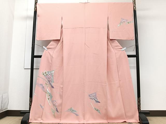 ■■■　サイズ　■■■ 身丈 171.5cm（肩から） 裄丈 68cm 袖丈 56cm　縫込み 10cm 袖幅 34cm 前幅 24.5cm 後幅 30cm 着物縫いこみ 内揚げ 6cm 裄 お袖側 約4cm　身頃側 約2.5cm ■■■　...