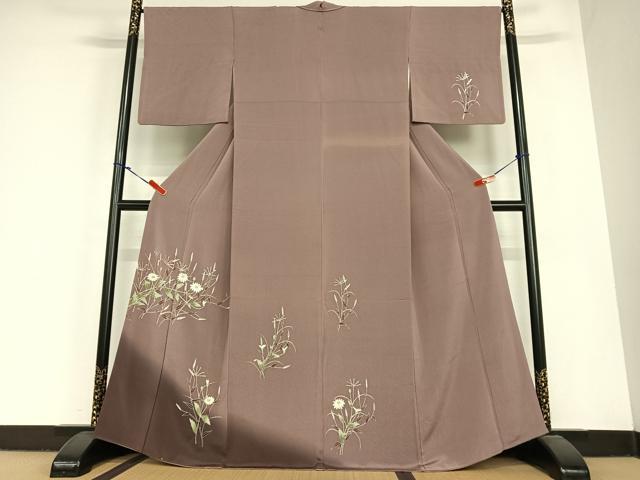 ■■■　サイズ　■■■ 身丈 166cm（肩から） 裄丈 66.5cm 袖丈 49.5cm　縫込み 3cm 袖幅 32.5cm 前幅 26cm 後幅 30cm 着物縫いこみ 内揚げ 5.5cm 裄 お袖側 約1cm　身頃側 約2.5cm ■...