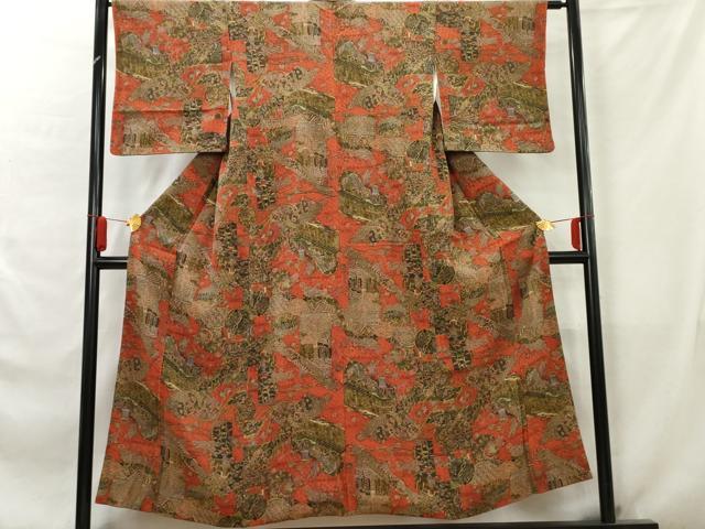 ■■■　サイズ　■■■ 身丈 149cm（肩から） 裄丈 64.5cm 袖丈 48.5cm　縫込み 2cm 袖幅 33cm 前幅 25cm 後幅 28.5cm 着物縫いこみ 内揚げ 6cm 裄 お袖側 約1cm　身頃側 約3.5cm ■■■...