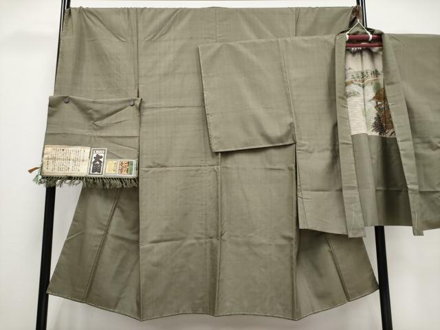 ■■■　サイズ　■■■ 【着物】 身丈 138cm（肩から） 裄丈 74cm 袖丈 50cm 袖幅 37cm 前幅 28.5cm 後幅 34cm 着物縫いこみ 内揚げ 5cm 裄 お袖側 約 1cm　身頃側 約 1cm 【羽織】 身丈 86...