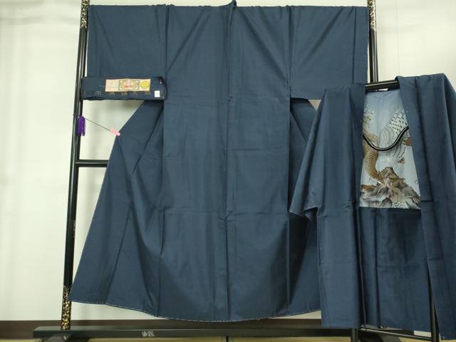 ■■■　サイズ　■■■ 【着物】 身丈 147.5cm（肩から） 裄丈 73cm 袖丈 46.5cm 袖幅 37cm 前幅 18cm 後幅 30.5cm 着物縫いこみ 内揚げ 7.5cm 裄 お袖側 約 0cm　身頃側 約 0cm 【羽織】...