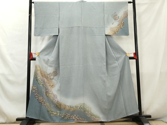 ■■■　サイズ　■■■ 身丈 157cm（肩から） 裄丈 63.5cm 袖丈 49cm　縫込み 4cm 袖幅 33cm 前幅 26.5cm 後幅 30cm 着物縫いこみ 内揚げ 10.5cm 裄 お袖側 約2.5cm　身頃側 約4.5cm ...