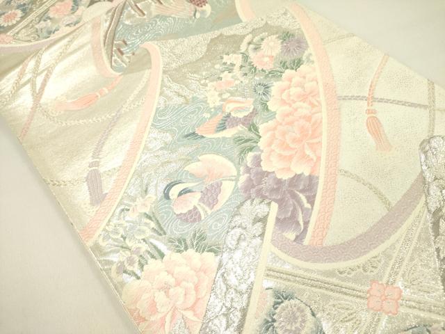 ■■■　サイズ　■■■ 長さ 428cm 幅 31cm程 ■■■　商品詳細　■■■ 【正絹・未仕立て】 詳細に関しましては、画像をご確認ください。 大変上質な逸品になります。 お安く出品致しますので、是非この機会にいかがでしょうか？ ■■■...