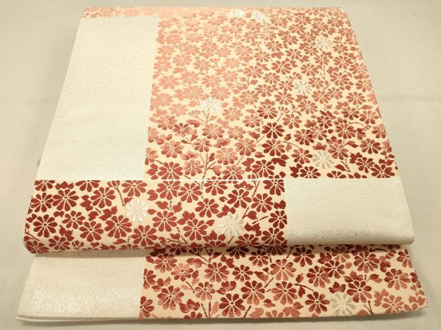 ■■■　サイズ　■■■ 長さ 424cm 幅 30.5cm程 ■■■　商品詳細　■■■ 【正絹・芯なし】 詳細に関しましては、画像をご確認ください。 大変上質な逸品になります。 お安く出品致しますので、是非この機会にいかがでしょうか？ ※汚...