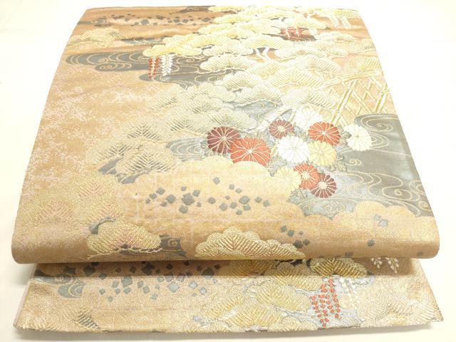 ■■■　サイズ　■■■ 長さ 418cm 幅 30.5cm程 ■■■　商品詳細　■■■ 【正絹】 詳細に関しましては、画像をご確認ください。 大変上質な逸品になります。 お安く出品致しますので、是非この機会にいかがでしょうか？ ※汚れ等に関...