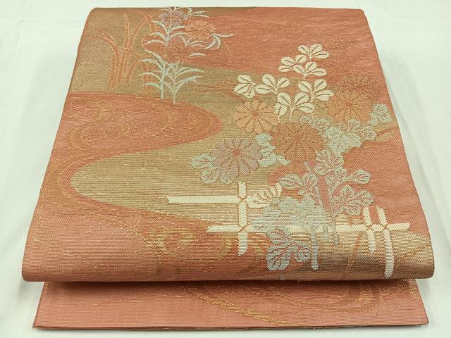 ■■■　サイズ　■■■ 長さ 420cm 幅 30cm程 ■■■　商品詳細　■■■ 【正絹】 状態は締めてはおりますが 特に目立ったシミ汚れなどもなく大変良い状態です。 大変上質な逸品になります。 お安く出品致しますので、是非この機会にいか...