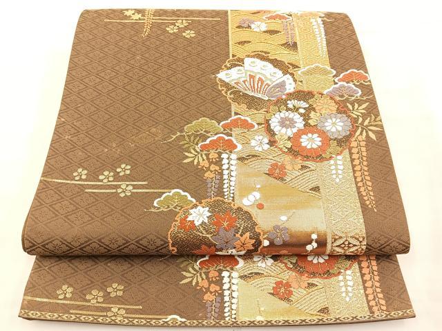 ■■■　サイズ　■■■ 長さ 432cm 幅 31cm程 ■■■　商品詳細　■■■ 【正絹・芯なし・関西仕立て】 詳細に関しましては、画像をご確認ください。 大変上質な逸品になります。 お安く出品致しますので、是非この機会にいかがでしょうか...