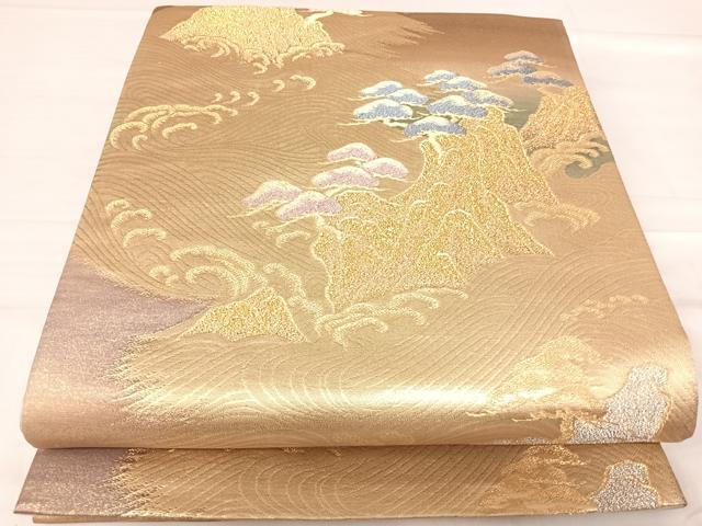 ■■■　サイズ　■■■ 長さ 422cm 幅 30.5cm程 ■■■　商品詳細　■■■ 【正絹・芯なし】 詳細に関しましては、画像をご確認ください。 大変上質な逸品になります。 お安く出品致しますので、是非この機会にいかがでしょうか？ ※た...