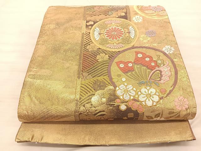 ■■■　サイズ　■■■ 長さ 452cm 幅 31cm程 ■■■　商品詳細　■■■ 【正絹・関西仕立て】 詳細に関しましては、画像をご確認ください。 大変上質な逸品になります。 お安く出品致しますので、是非この機会にいかがでしょうか？ ■■...