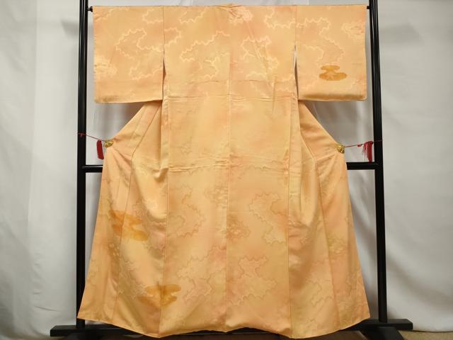 ■■■　サイズ　■■■ 身丈 155.5cm（肩から） 裄丈 66cm 袖丈 47.5cm　縫込み 3.5cm 袖幅 33.5cm 前幅 23cm 後幅 30.5cm 着物縫いこみ 内揚げ 3.5cm 裄 お袖側 約3cm　身頃側 約1.5...